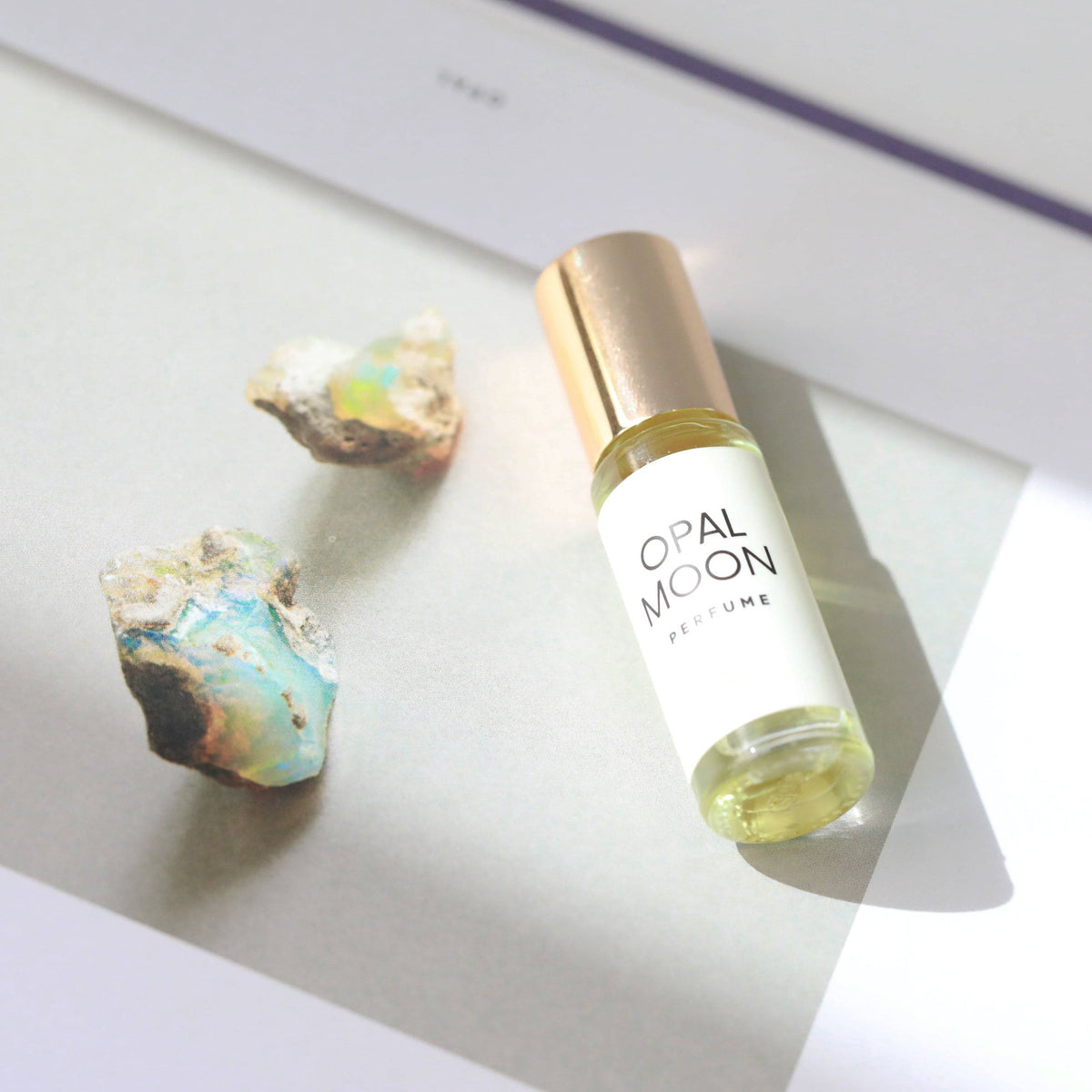Opal Moon Perfume Oil - Mini Roller - Tuberose, Vanilla, Amber | The Gilded Witch