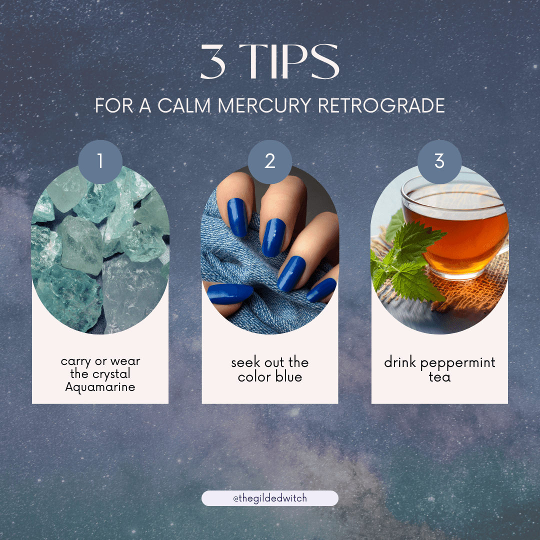 3 Tips to get through Mercury Retrograde | The Gilded Witch