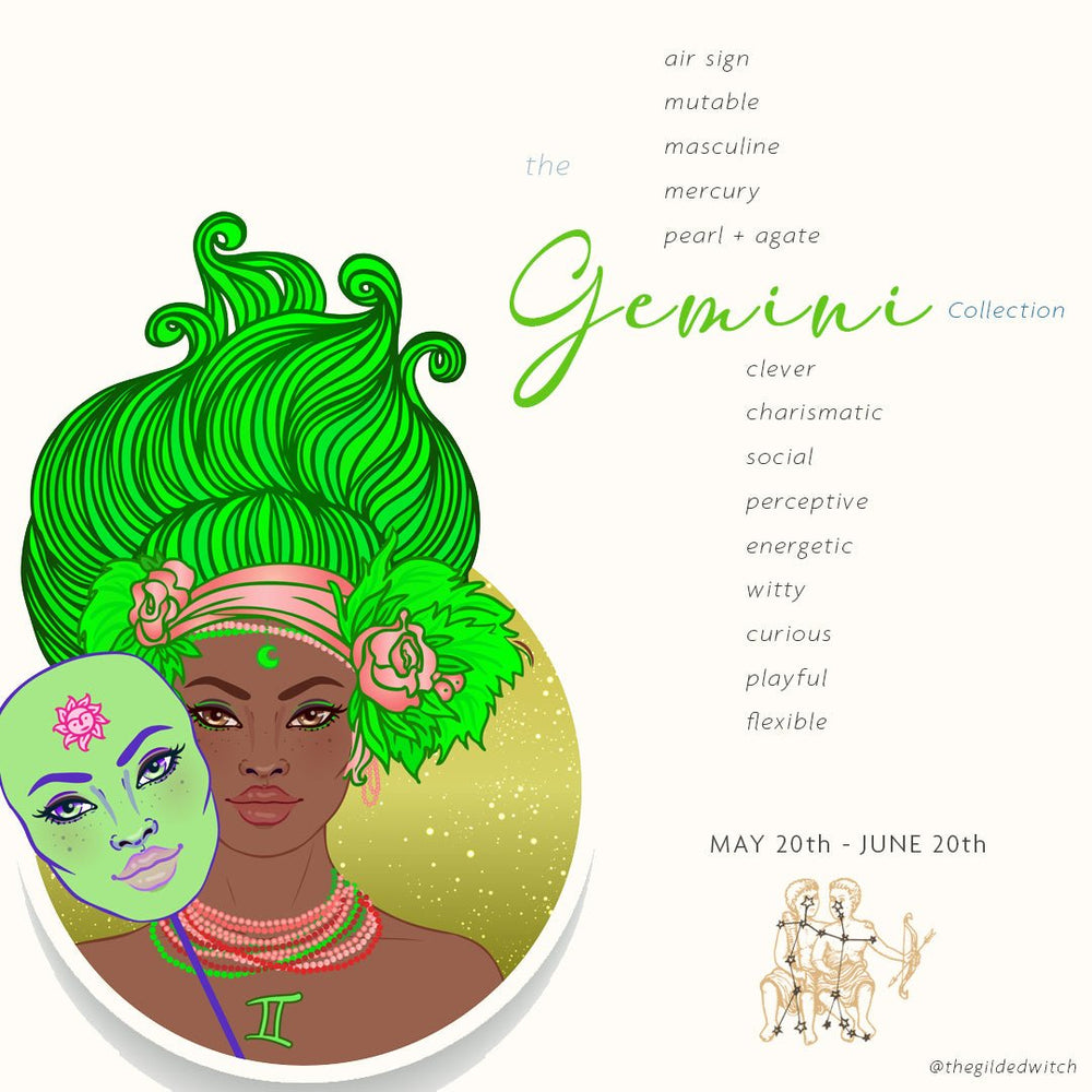 Gemini Zodiac Sign - The Twins | The Gilded Witch