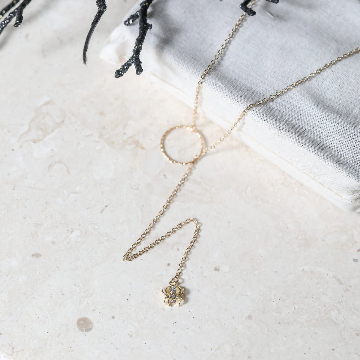 Gossamer Guardian Spider Lariat | The Gilded Witch