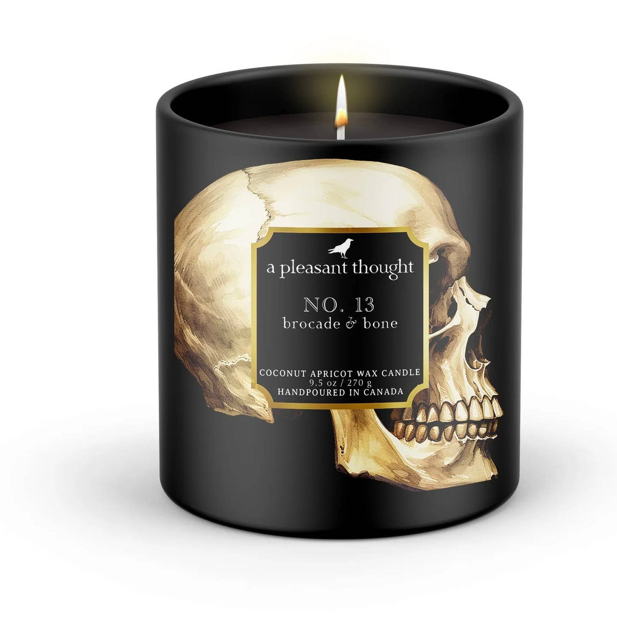 Brocade & Bone Candle - Floral, Citrus, Vanilla | The Gilded Witch