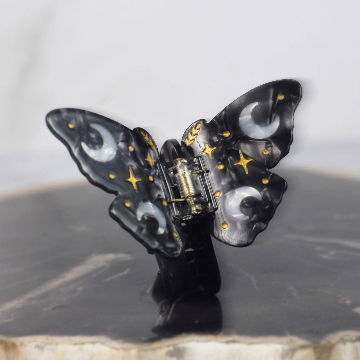 Moon Moth Butterfly Hair Clip | The Gilded Witch
