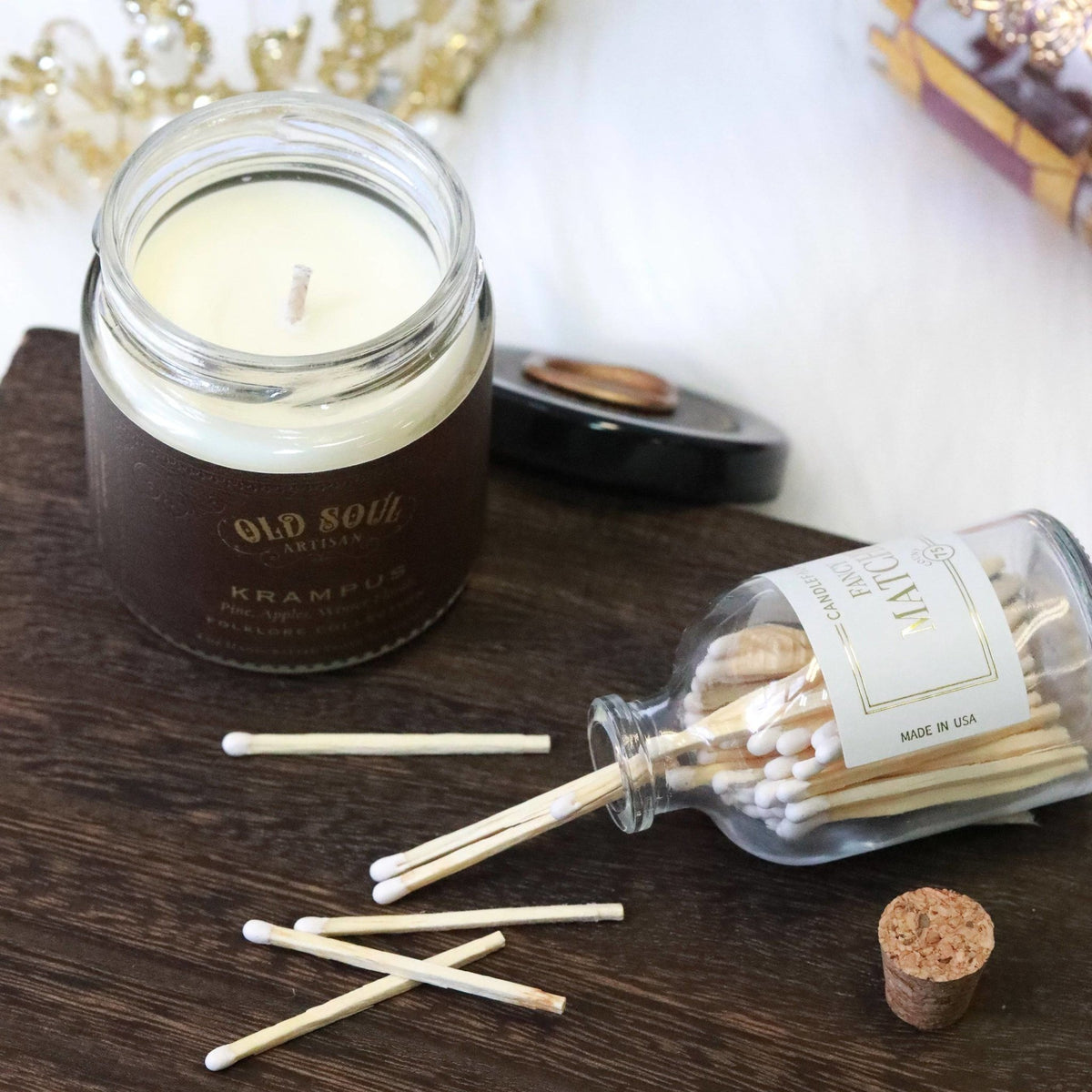 White-Tipped Apothecary Matches | The Gilded Witch