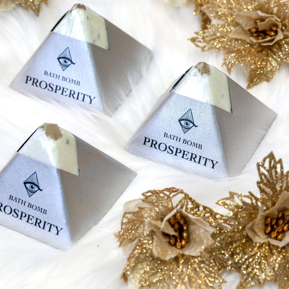 Prosperity Pyramid Bath Bomb - Patchouli, Orange, Clove & Cinnamon ...